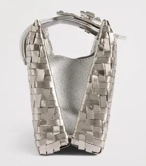 Rodo Woven Embellished Clutch Bag