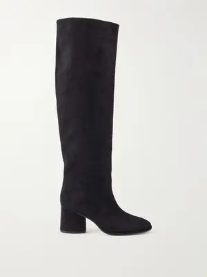 AeydĒ Almut Suede Knee Boots - Black