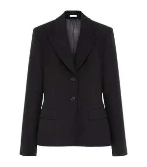 Alexander McQueen Crepe Single-breasted Jacket
