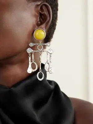 JULIETTA Valette -tone Agate Earrings