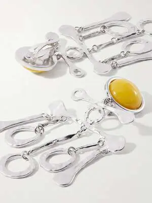 JULIETTA Valette -tone Agate Earrings