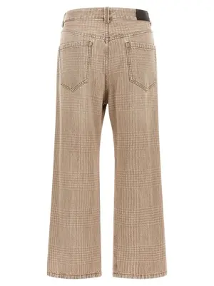 Brunello Cucinelli Prince Of Wales Check Jeans