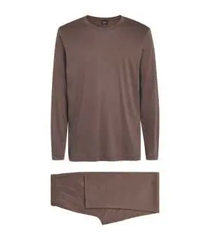 Zimmerli Sea Island Cotton Pyjama Bottoms - Brown