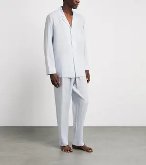Zimmerli Stripe Sustainable Luxury Pyjama Set