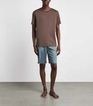 Zimmerli Sea Island Cotton Long-sleeve Pyjama T-shirt