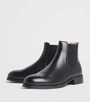 Sandro Leather Chelsea Boots