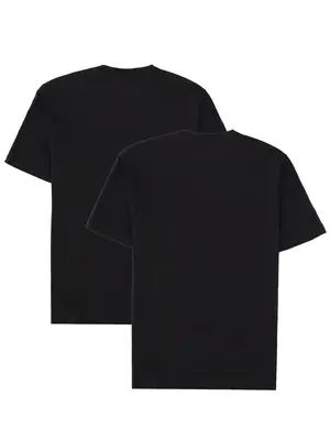 Hugo Boss Hugo Logo Trim T-shirts Pack - Black