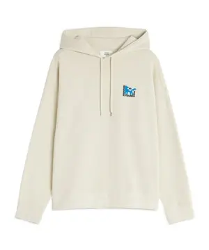 Maison Kitsuné Gallery Fox Oversized Hoodie - Macadamia