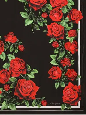 Dolce & Gabbana Dolce Gabbana Floral Printed Scarf