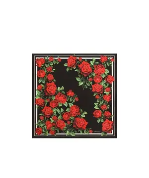 Dolce & Gabbana Dolce Gabbana Floral Printed Scarf - Multicolor