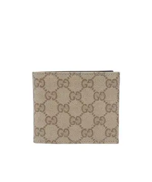 Gucci Gg Bi-fold Wallet - Beige