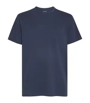 Calvin Klein Cotton Logo Pyjama Top