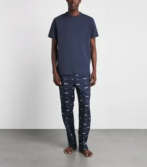 Calvin Klein Cotton Logo Pyjama Top