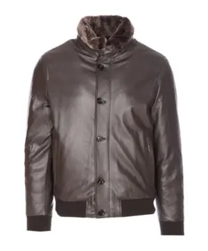 MOORER Cleros P1 Leather Jacket - Black