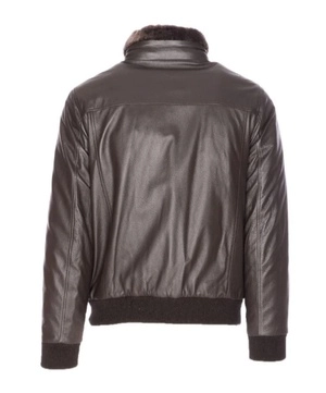 MOORER Cleros P1 Leather Jacket - Black