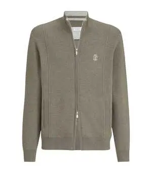 Brunello Cucinelli Frill Cardigans For Men