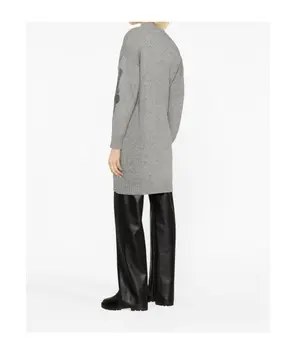 Fabiana Filippi Ribbed V-neck Knit Top