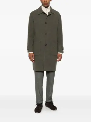 Eleventy Button-fastening Coat