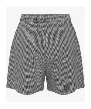 Fabiana Filippi Sequin Houndstooth Shorts - Grey