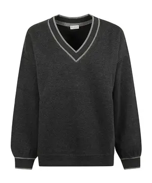 Brunello Cucinelli V-neck Sweatshirt