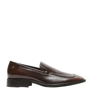Acne Studios Leather Loafers - Dark Brown