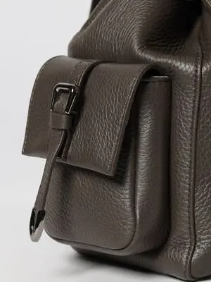 Brunello Cucinelli Sartorial Grainy Leather Backpack