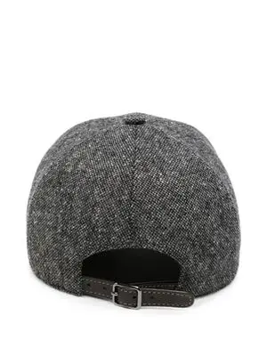 Brunello Cucinelli Monili-embellished Tweed Baseball Cap