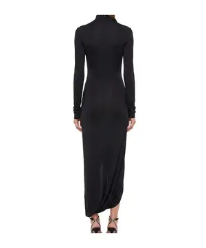 Giuseppe Di Morabito Asymmetric Draped Maxi Dress