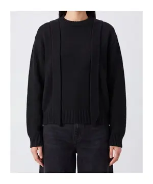 Sacai Oversized Crewneck Sweater
