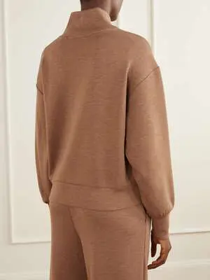 Varley Davidson Stretch-jersey Half-zip Sweatshirt