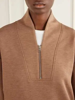 Varley Davidson Stretch-jersey Half-zip Sweatshirt