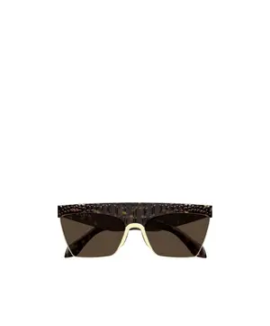Alaïa Croc-effect Tortoiseshell-shell Sunglasses Black