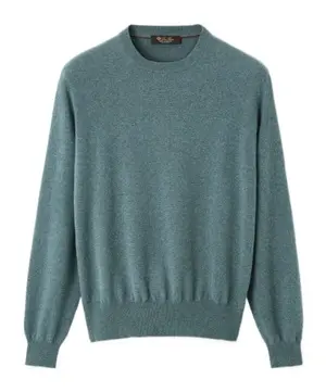 Loro Piana Classic Crewneck - Navy Blue