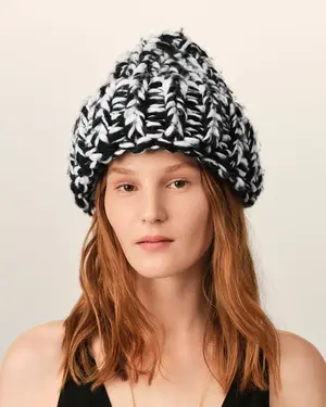 AMI Paris Knitted Beanie Hat