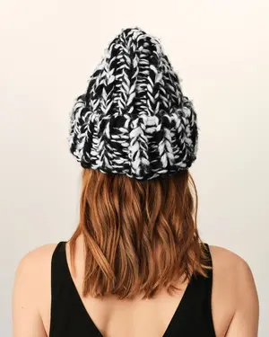AMI Paris Knitted Beanie Hat