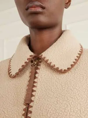 Varley Ruiko Embroidered Recycled-fleece Jacket