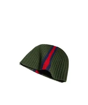 Gucci Ribbed-knit Beanie Hat