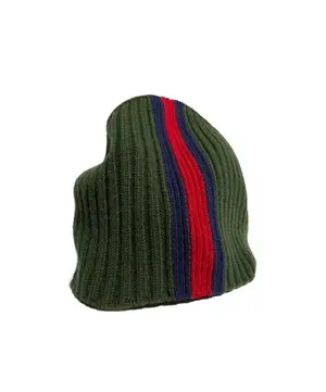 Gucci Ribbed-knit Beanie Hat