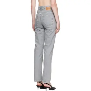 GANNI High-waist Cuffed Jeans