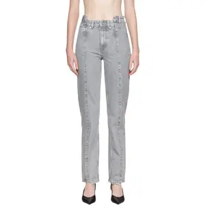 GANNI High-waist Cuffed Jeans