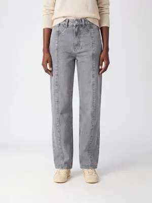 GANNI High-waist Cuffed Jeans