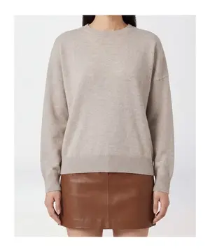 Brunello Cucinelli Monili-chain Sweater - Beige
