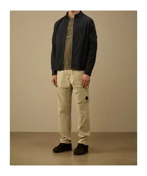 C.P. COMPANY Tapered Cargo Trousers - Beige
