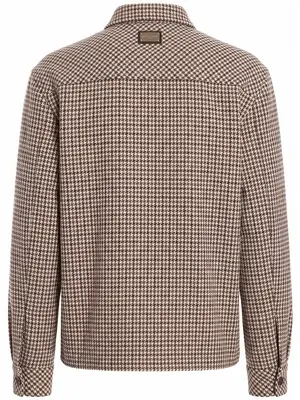 Dolce & Gabbana Dolce Gabbana Houndstooth Button-up Jacket