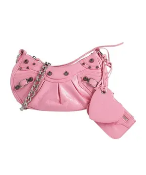 Balenciaga Medium-sized Chain Shoulder Bag - Pink