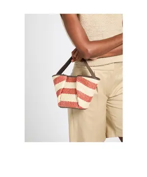 Brunello Cucinelli Striped Tote Bag - Beige