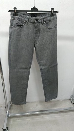 Stone Island Logo Patch Straight Leg Jeans