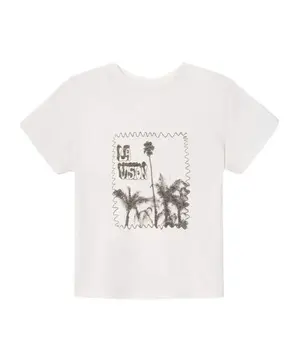 RE/DONE Graphic Print T-shirt - White