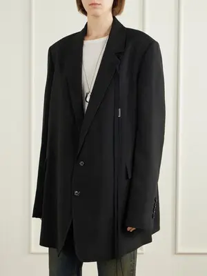 ANN DEMEULEMEESTER Agnes Crepe Blazer