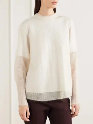 JOSEPH Delfina Mohair And Silk-blend Sweater